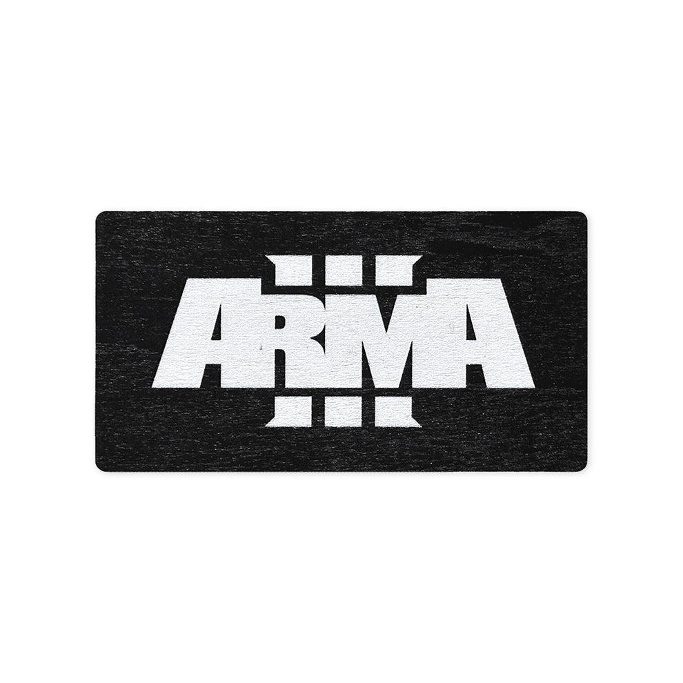 ARMA 3 - WOODEN LOGO MAGNET – BOHEMIA INTERACTIVE