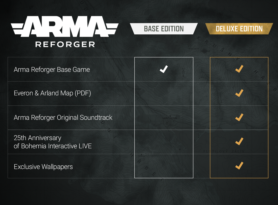 ARMA REFORGER - DELUXE EDITION | DIGITAL STEAM KEY – BOHEMIA INTERACTIVE