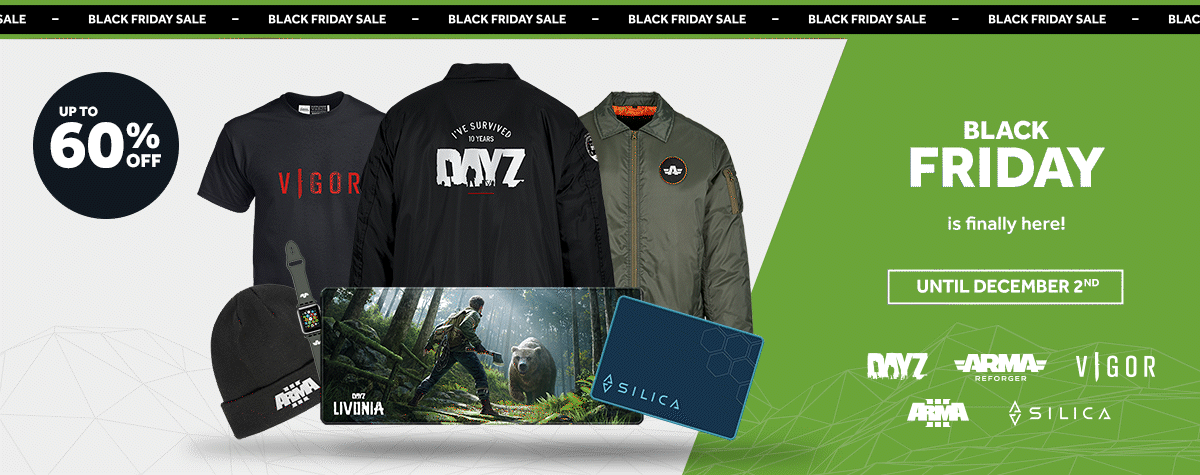 Bohemia Store - Official DayZ, Arma, Vigor, Ylands Merch + Steam Codes ...