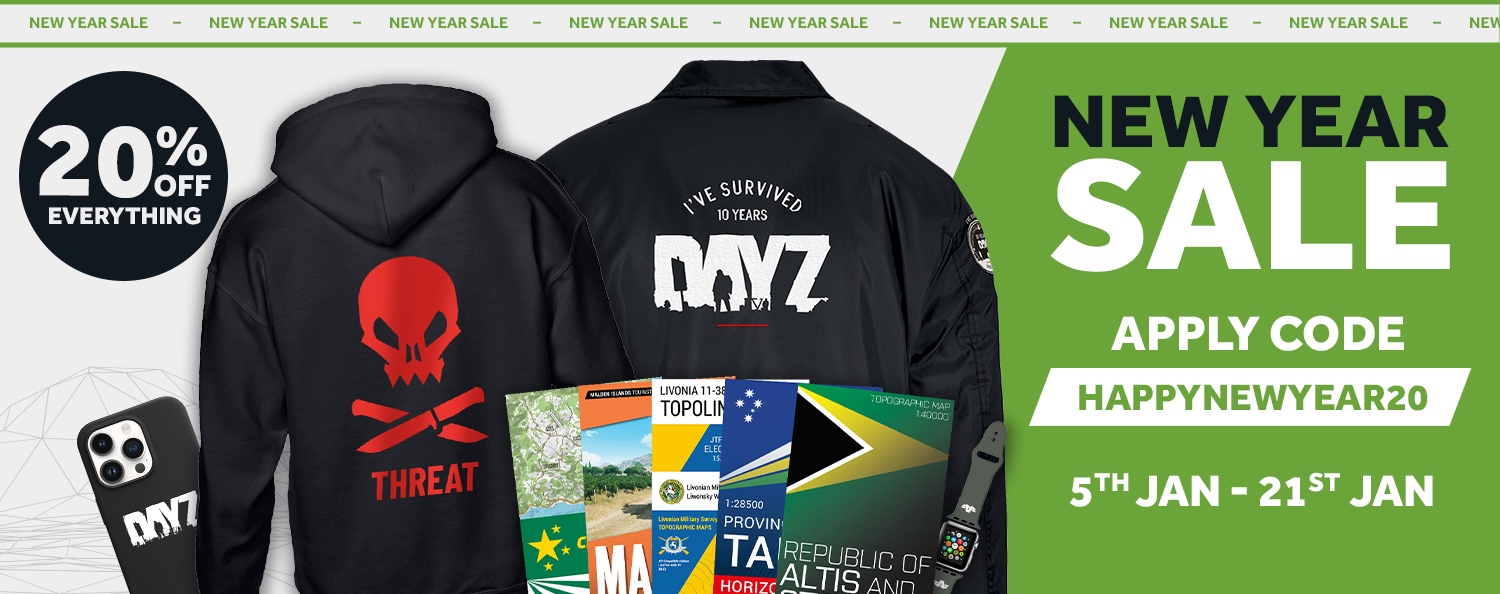 Bohemia Store - Official DayZ, Arma, Vigor, Ylands Merch + Steam Codes ...