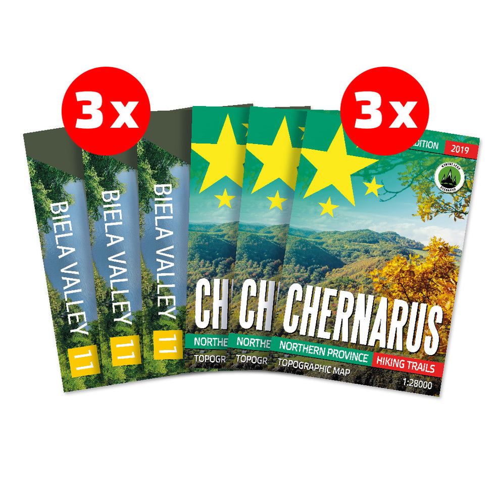 DAYZ - CHERNARUS + LIVONIA PRINTED MAPS BUNDLE 3-PACK (6 MAPS ...