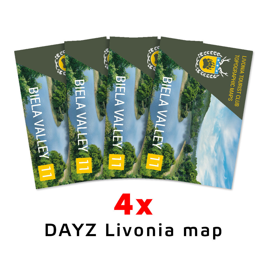 DAYZ LIVONIA GEDRUCKTE KARTE – BOHEMIA INTERACTIVE