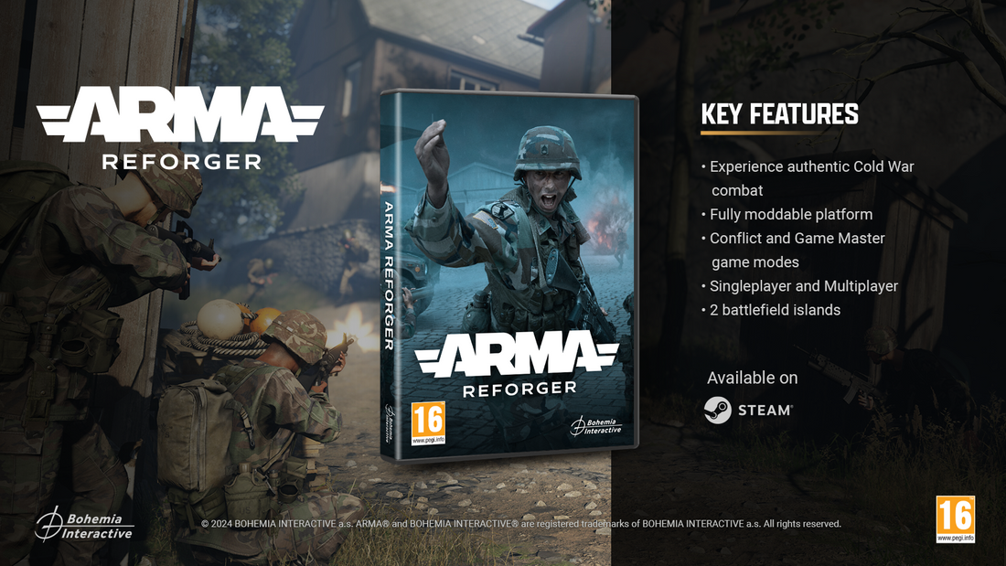 ARMA REFORGER - DIGITAL STEAM KEY – BOHEMIA INTERACTIVE