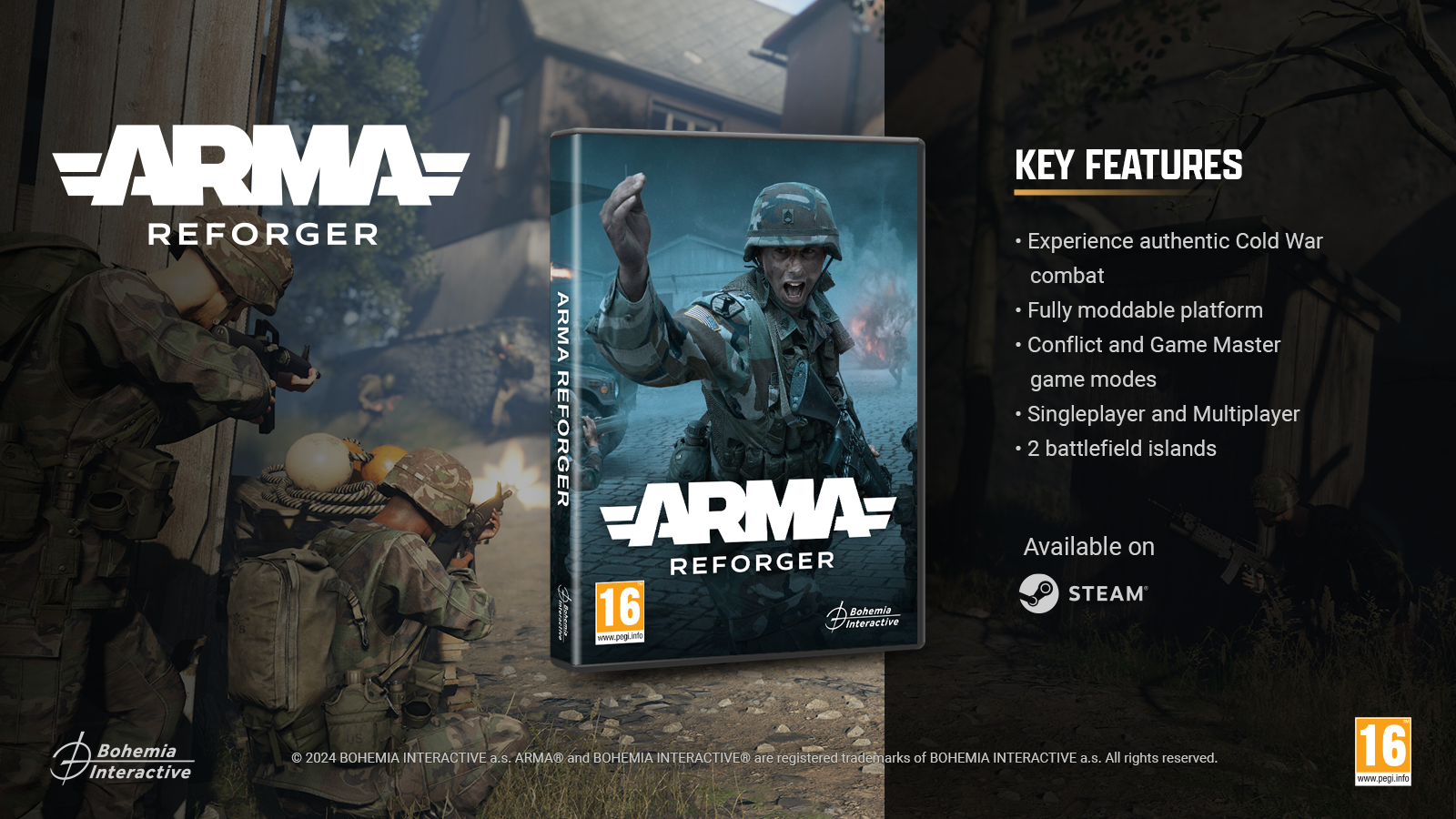 ARMA REFORGER - DIGITAL STEAM KEY – BOHEMIA INTERACTIVE