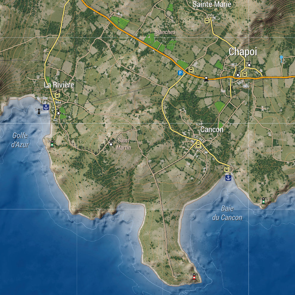 ARMA 3 - MALDEN PRINTED MAP – BOHEMIA INTERACTIVE