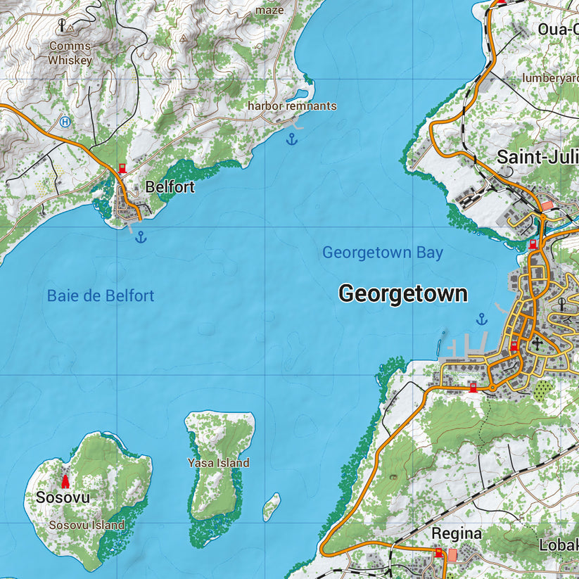 ARMA 3 - APEX PRINTED MAP – BOHEMIA INTERACTIVE